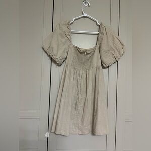 Glamorous | Dresses | Glamorous Puff Sleeve Square Neck Mini Dress ...